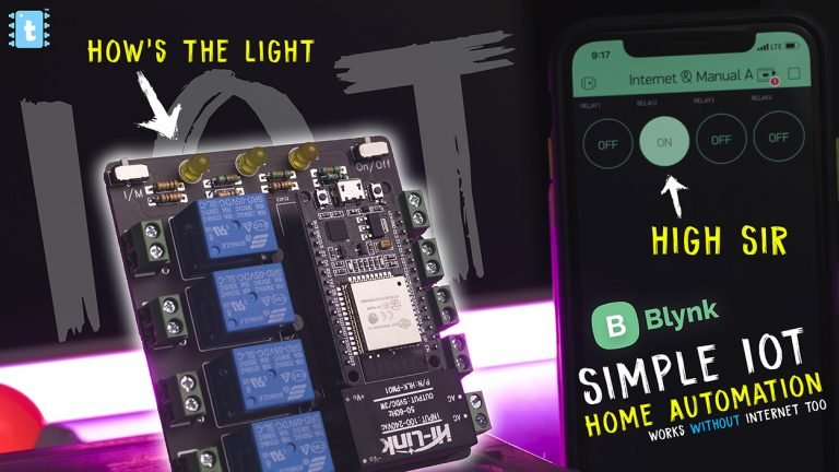 Internet and Manual Home Automation using Blynk - techiesms