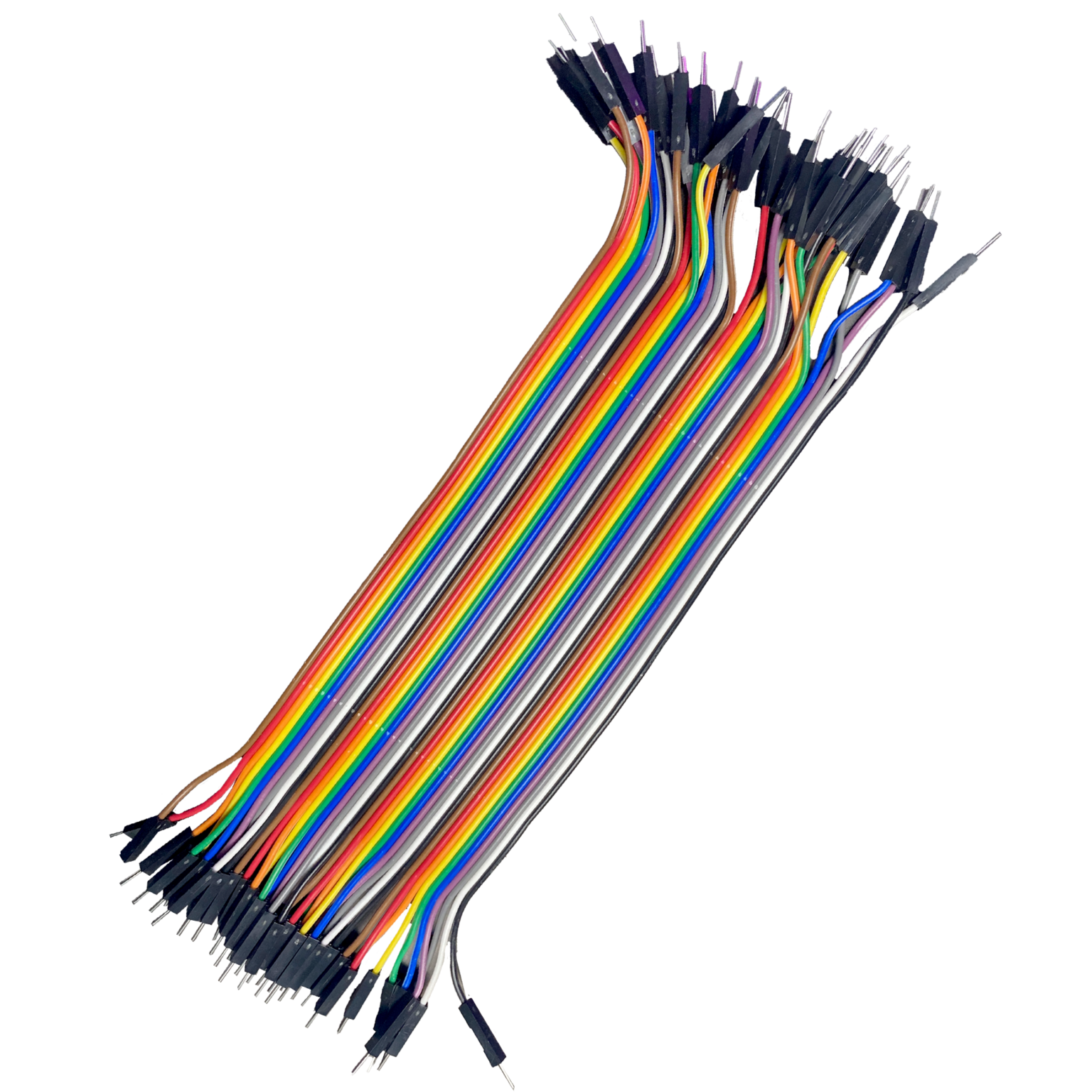 Male to Male Jumper Wires (20cm) - 40 Pieces pack - techiesms