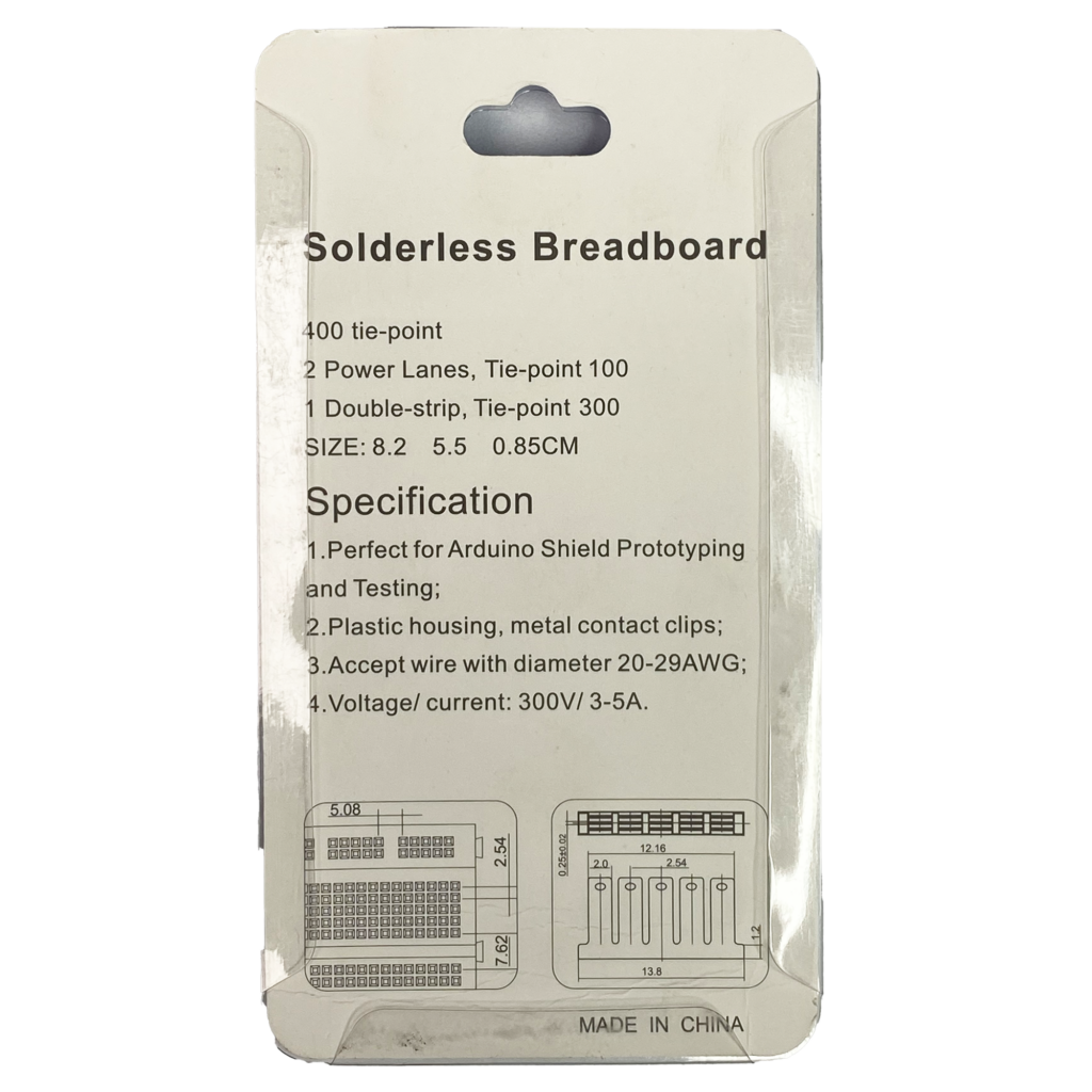 Solderless 400 pin breadboard - techiesms