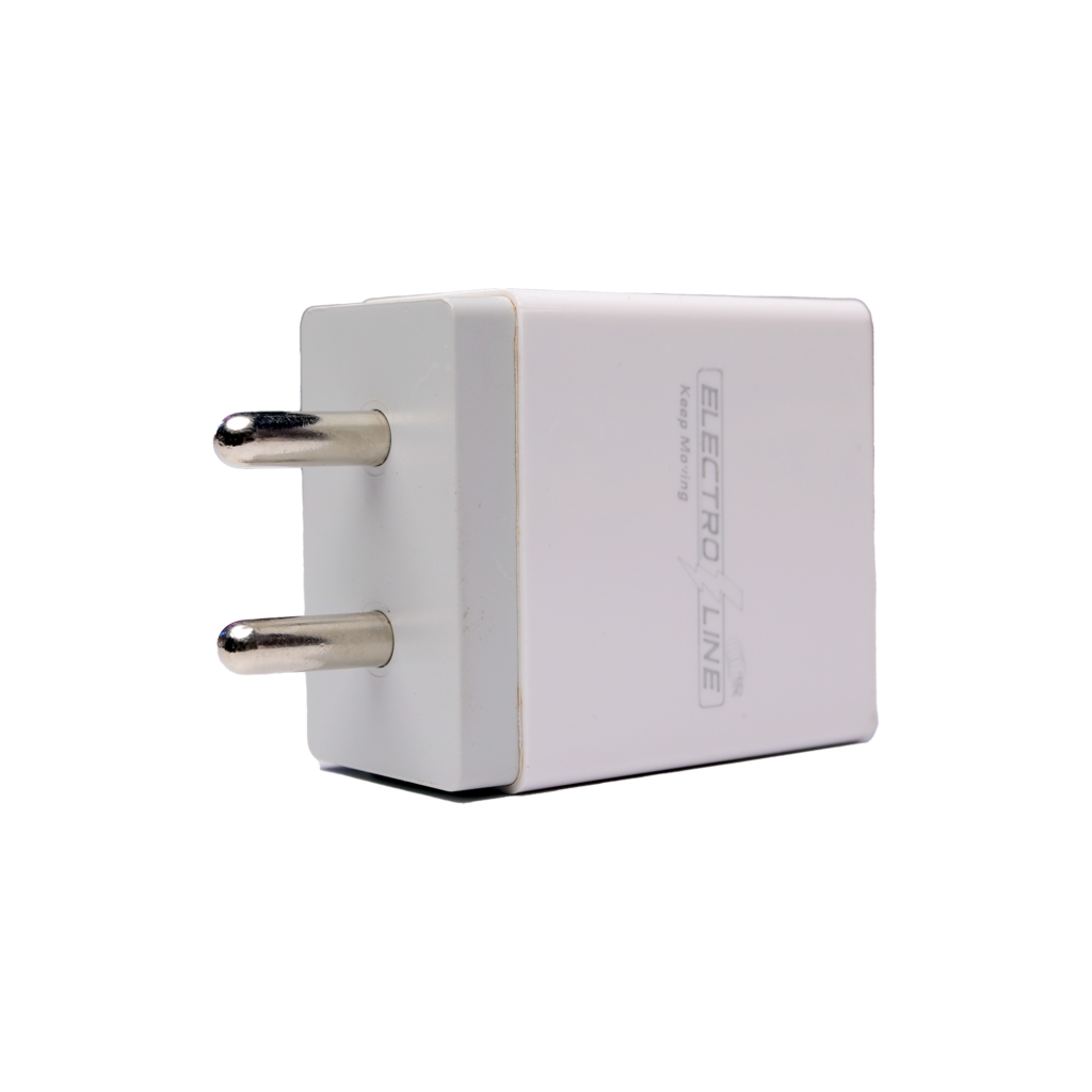 Electroline EL-240 5V 2.4A Fast Charger With Micro-USB and Current Measurement - techiesms