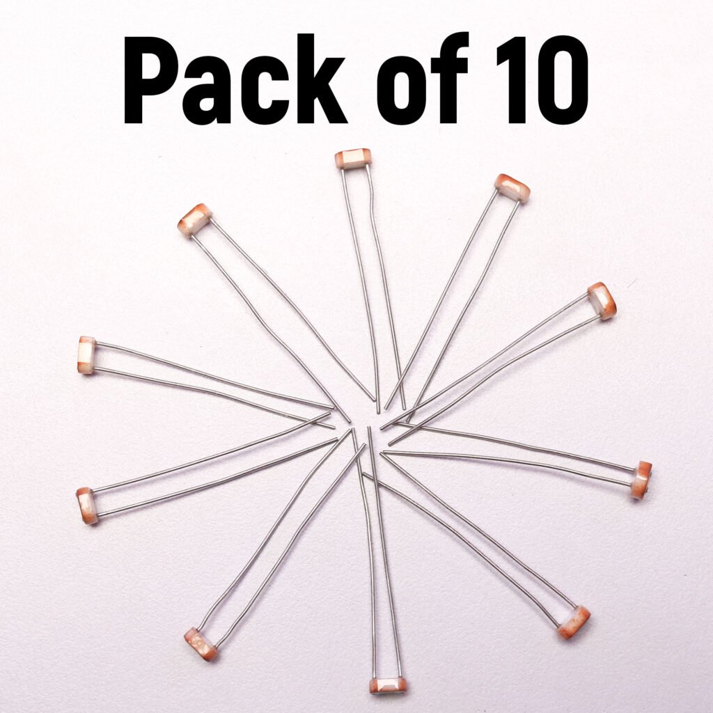 5mm LDR (Pack of 10 ) Good Quality - techiesms