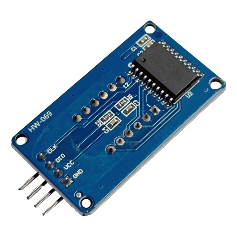 TM1637 4 Bits Digital Tube LED Display Module - techiesms