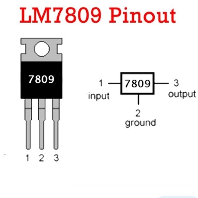 9V Voltage Regulator IC | L7809CV - techiesms